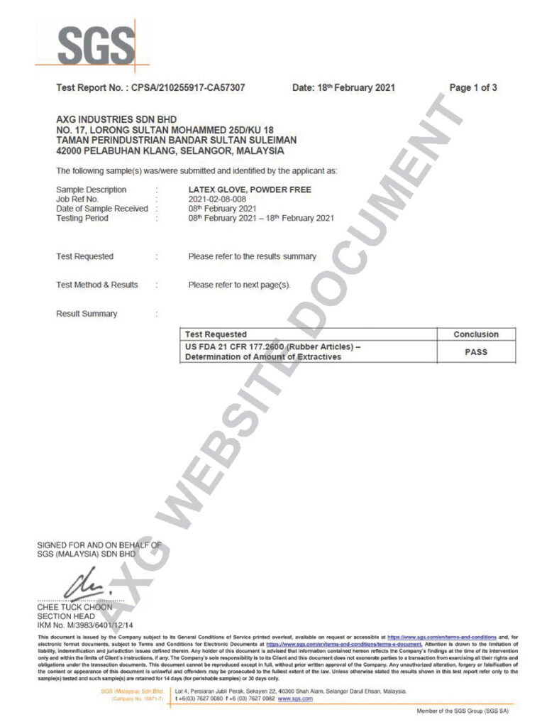 Certificates – AXG INDUSTRIES